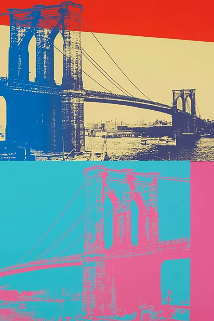 Andy Warhol | Brooklyn Bridge 1983 - The Whisper Gallery